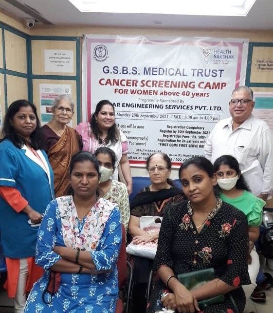 10th Cancer Detection Medical Camp - GSBS Medical Trust Mumbai