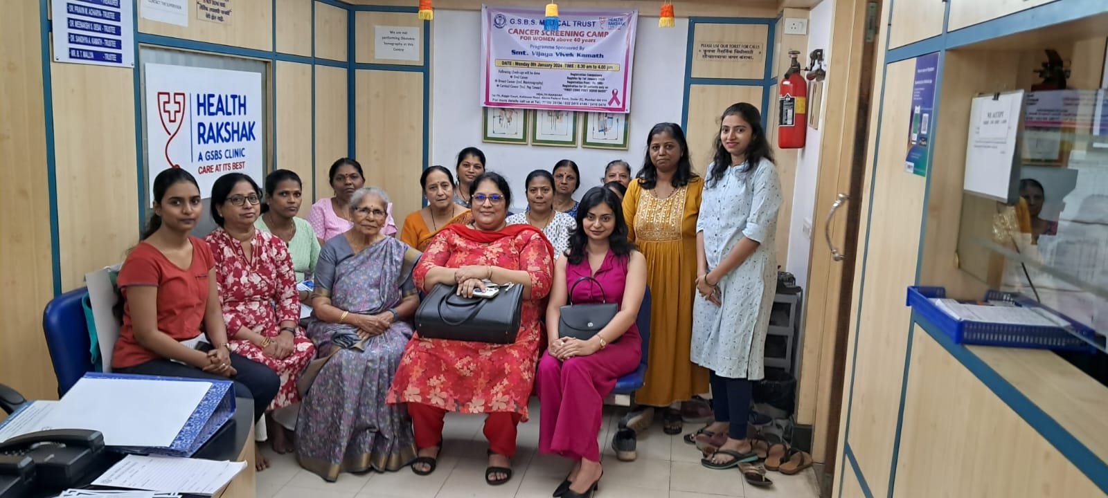 24th Successful Cancer Detection Camp for Women - GSBS Medical Trust Mumbai