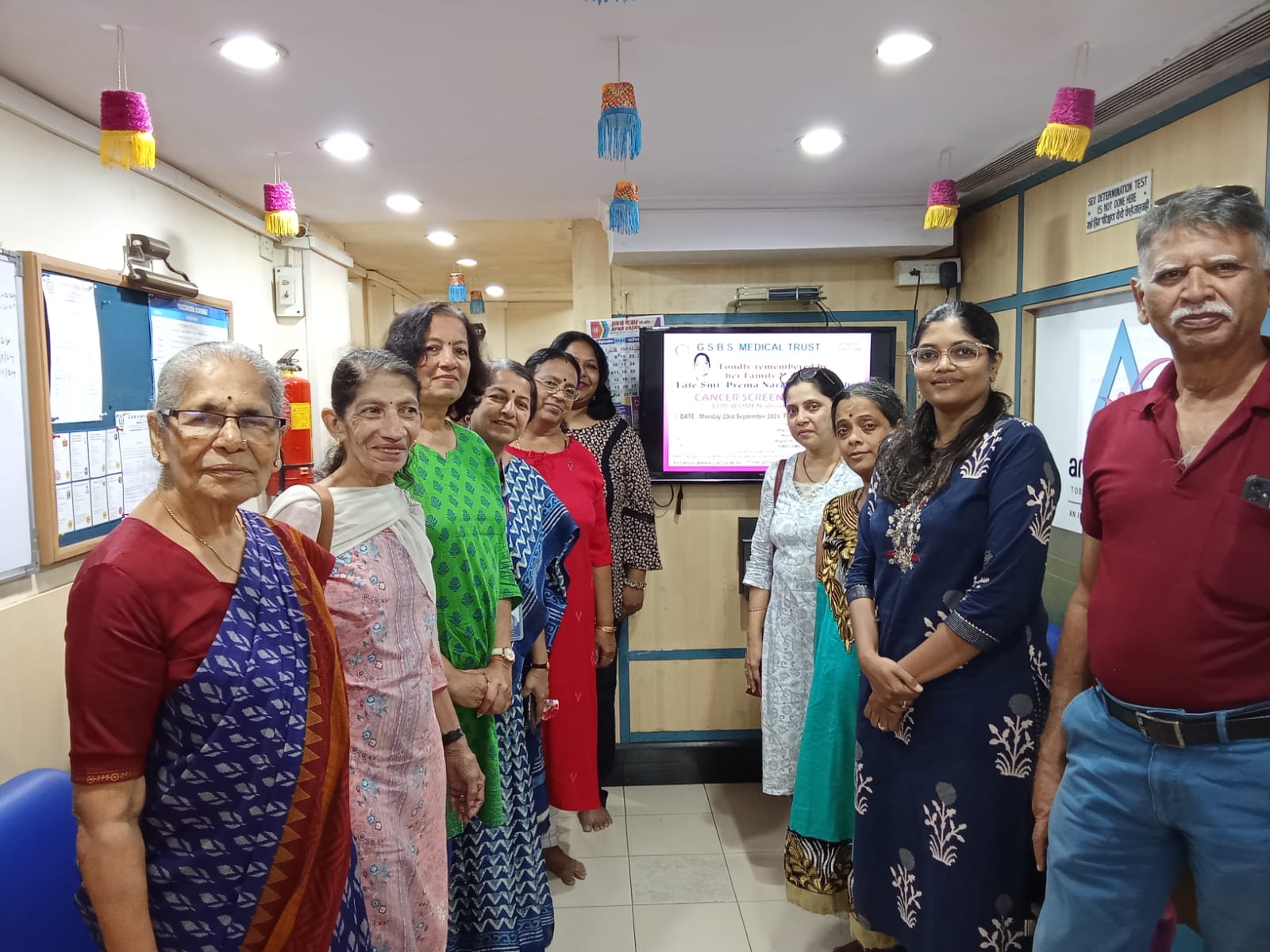 28th Successful Cancer Screening Camp for Women - GSBS Medical Trust Mumbai