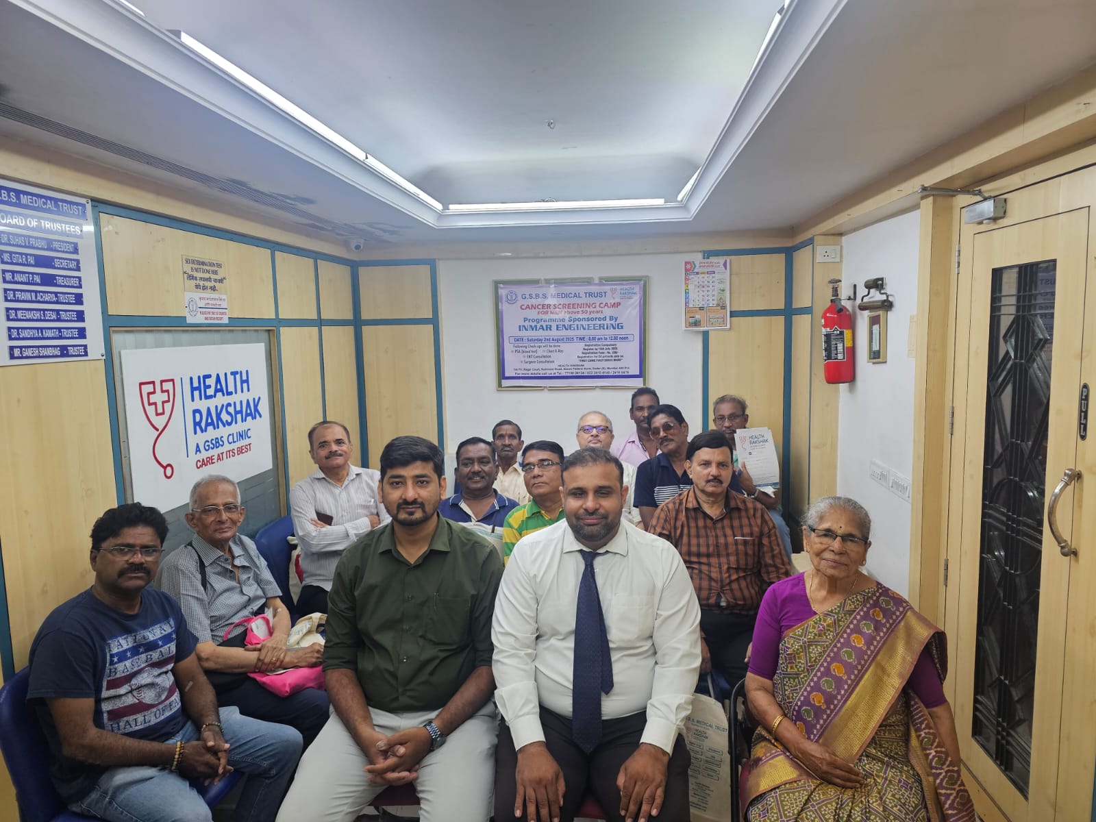 Successful Cancer Detection Camp for Men on 2nd August 2025 - GSBS ...